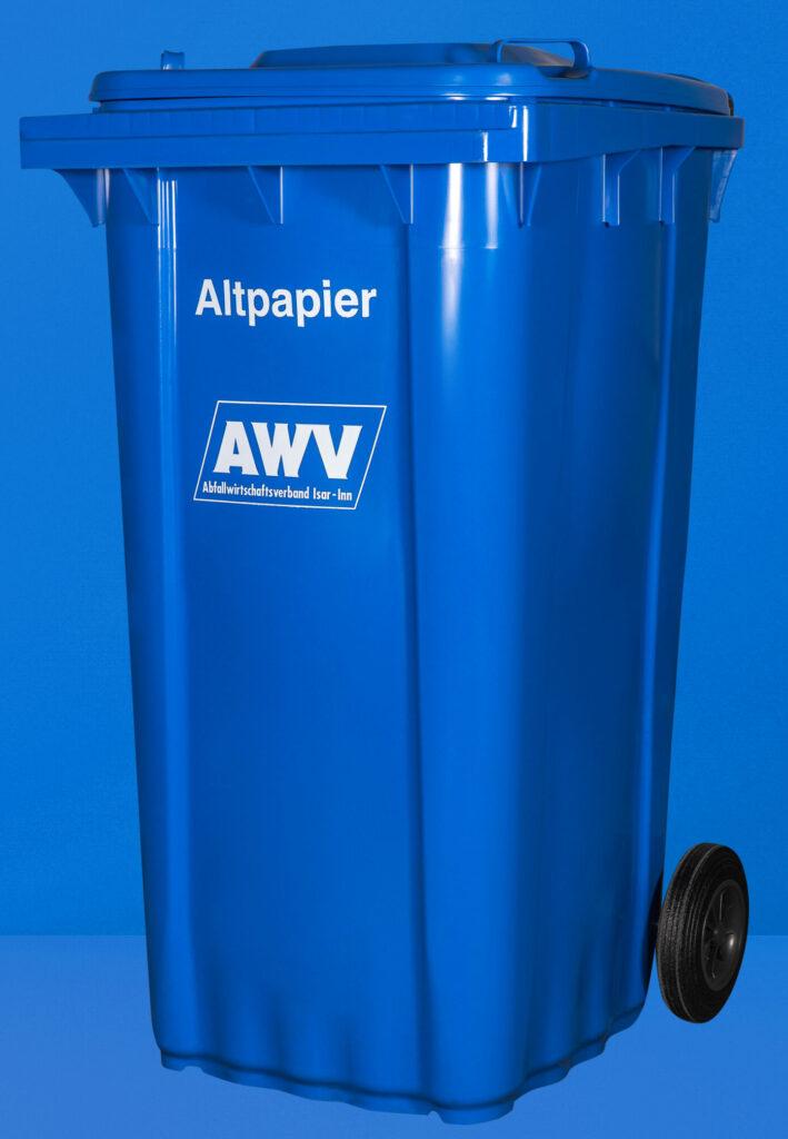 Papiertonne | AWV – Abfallwirtschaftsverband Isar-Inn